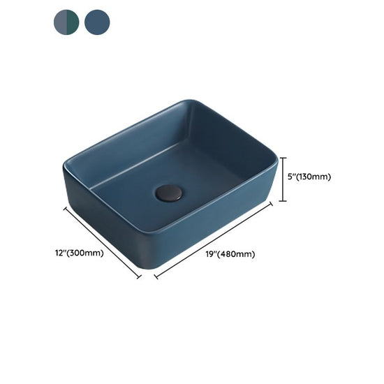 Rectangular Trough Bathroom Sink Modern Trough Bathroom Sink - Clearhalo