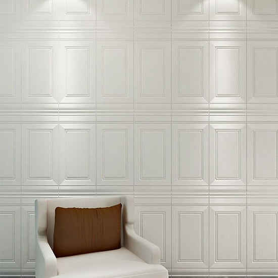 Modern Waterproof 3D Wainscoting Peel and Stick Indoor Wallboard ...
