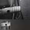 Modern Push Button Shower System Slide Bar Included Shower Head Combo ...