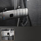 Modern Push Button Shower System Slide Bar Included Shower Head Combo ...