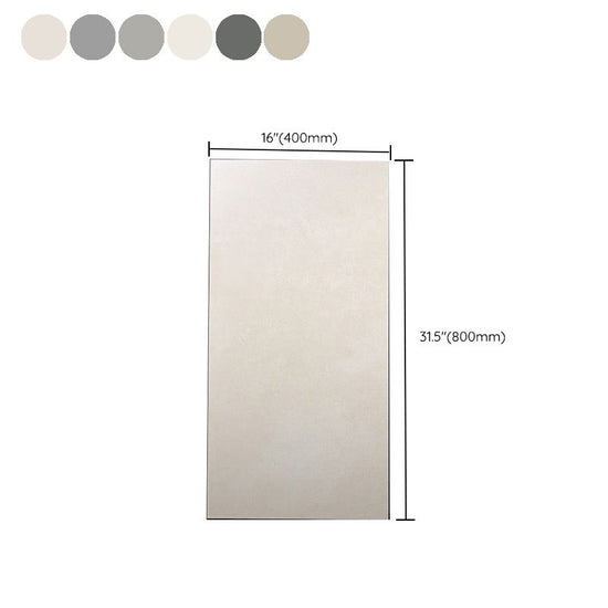 Indoor Floor Tile Porcelain Solid Color Rectangle Living Room Floor ...