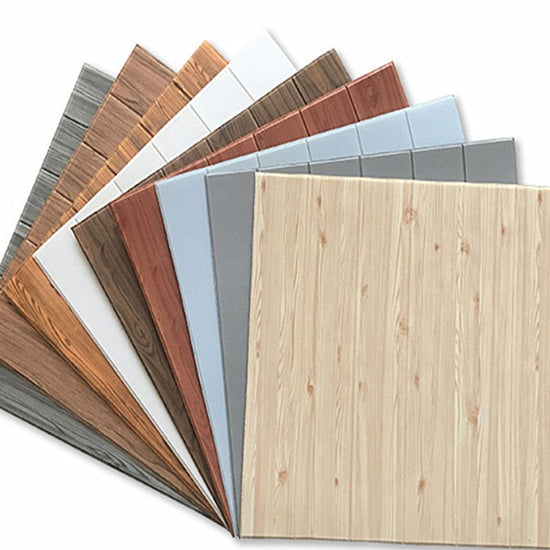 Faux Wood Wall Ceiling Living Room Shiplap Waterproof Peel and Press ...