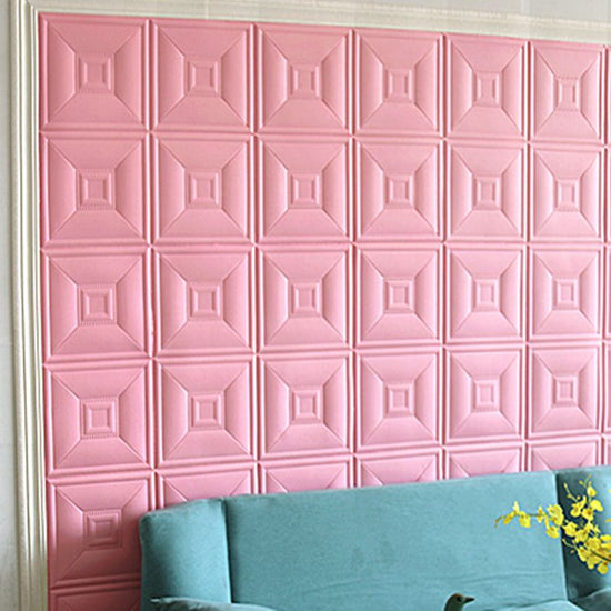 Glam Peel and Stick Wall Paneling in Foam with 3D Embossed Panel ...