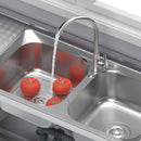 Modern Workstation Ledge Stainless Steel with Accessories and Faucet ...