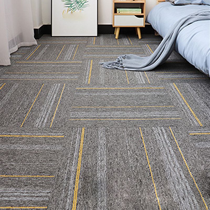 Modern Carpet Tiles Level Loop Self Adhesive Stain Resistant Carpet ...