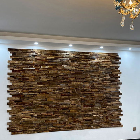 Solid Wood Wall Panel Modern Minimalist Home Living Room Commercial ...