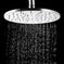 Stainless Steel Fixed Shower Head in Silver H2Okinetic Technology ...