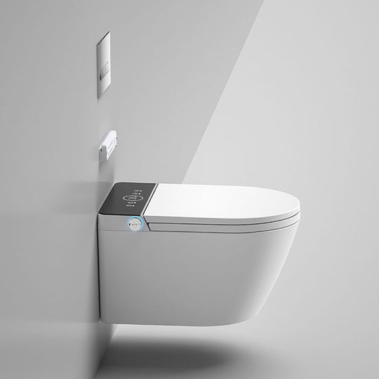 Modern Wall Mount Urine Toilet Siphon Jet Toilet Bowl with Toilet Seat ...