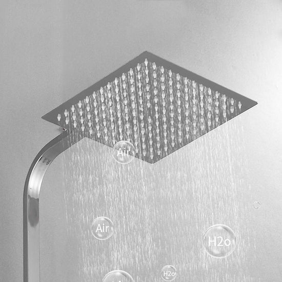 Shower System Rain Handheld Shower Head Wall mounted Adjustable Water ...
