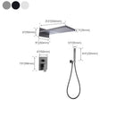 Modern Shower Combo Brass Handheld Shower Head Valve Included Shower ...
