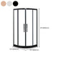 Stainless Steel Shower Enclosure Neo-Round Shower Enclosure on Corner ...