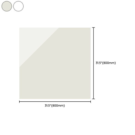 Unpatterned Contemporary Wall Tiles Natural Stone Square Tiles - Clearhalo