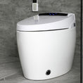 Modern Concealed Tank Toilet Bowl Skirted ABS Floor Mount Flush Toilet ...