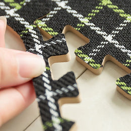 Non-Skid Carpet Tiles Indoor Interlocking Carpet Tiles with Scratch ...