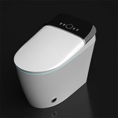 Temperature Control Ceramic Foot Sensor Elongated White Floor Standing ...