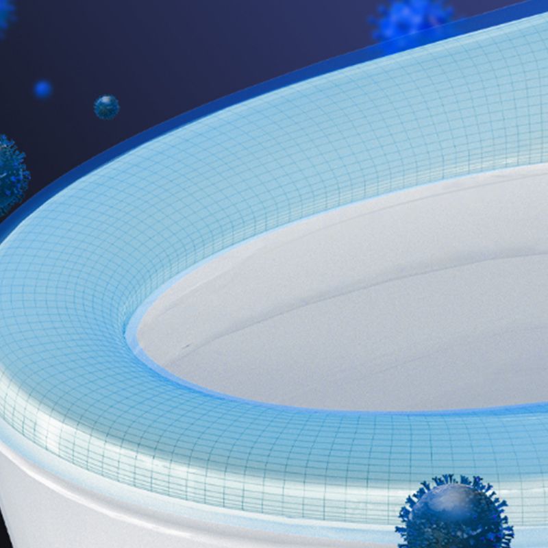 Modern Ceramic Flush Toilet Floor Mounted Toilet Bowl with Seat for ...
