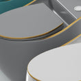 Contemporary Ceramic Flush Toilet One Piece Toilet Bowl for Bathroom ...