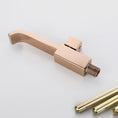 Contemporary Wall Mounted Bathroom Faucet Knob Handle Solid Brass ...