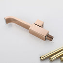 Contemporary Wall Mounted Bathroom Faucet Knob Handle Solid Brass ...