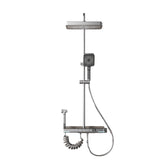 Modern Shower System Brass Slide Bar Included Wall Mounted Shower Set ...
