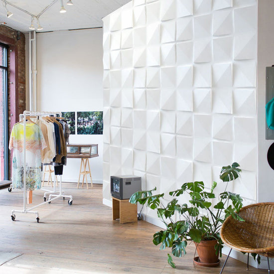 Industrial Style Wall Panel Plastic Peel and Press Wall Panel with ...