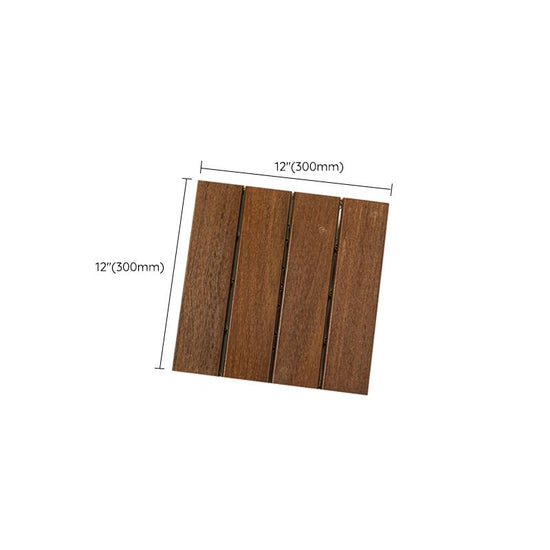 Outdoor Laminate Floor Wooden Square Waterproof Laminate Floor - Clearhalo