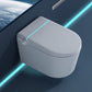Elongated Contemporary Remote Control Included Wall Hung Toilet Set ...