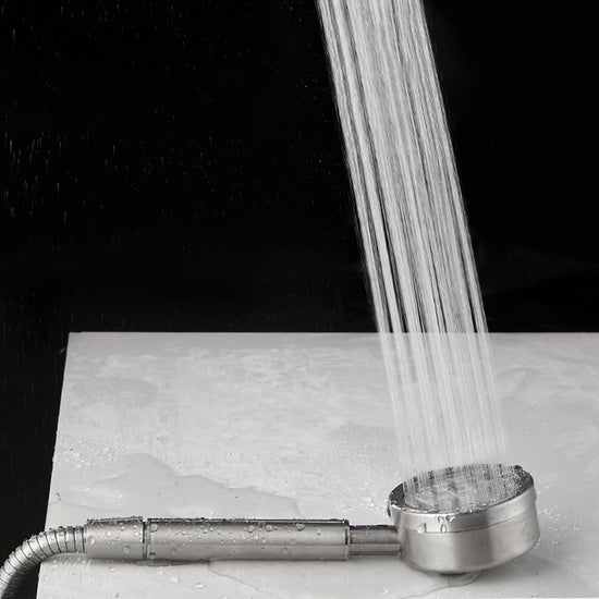 Stainless Steel Shower Head Modern Style Shower Head with Round Shape ...