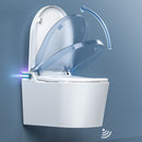 Remote Control Included Ceramic Contemporary Elongated Wall Hung Toilet ...