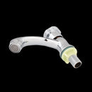 Modern Bathroom Faucet Chrome Knob Handle with Water Hose Vessel Sink ...