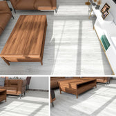 Click-Lock PVC Flooring Low Gloss Wood Look Vinyl Flooring for Living ...