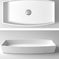 Modern Bathroom Sink Man Made Rock Rectangular Vessel Lavatory Sink(Not ...