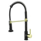 Modern Farmhouse One Handle Spring Spout Kitchen Faucet High Arch Water ...