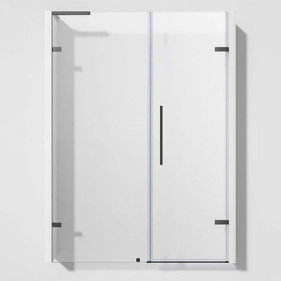 Frameless Hinged Shower Bath Door Transparent Glass Shower Screen ...