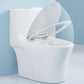 Modern Seat Included Flush Toilet 1-Piece White Urine Toilet for ...