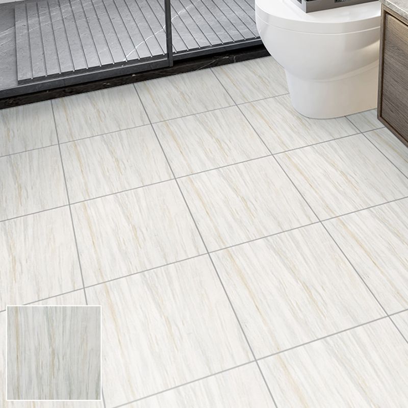 Square Bathroom PVC Flooring 12" x 12" x 0.07mm Peel and Stick Vinyl ...