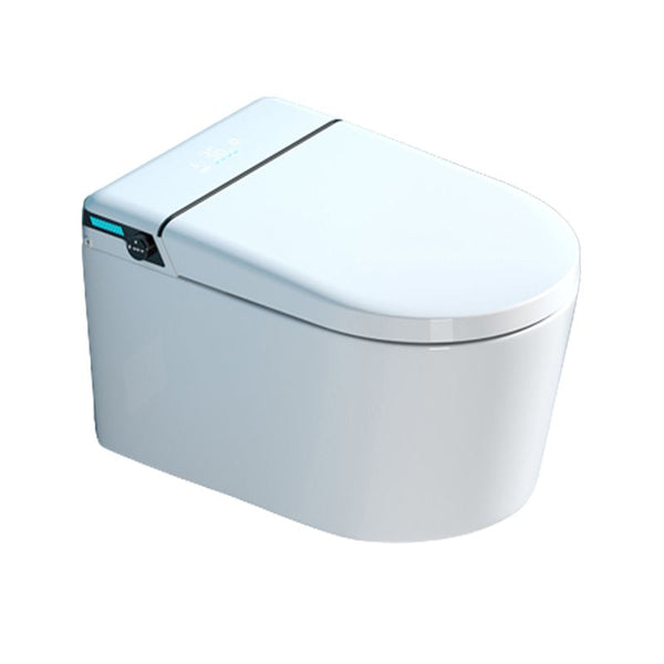 Minimalism Wall Mounted Bidet Foot Sensor White Temperature Control ...