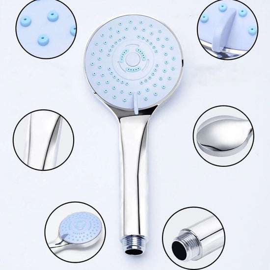 Modern Plastic Shower Head Wall-mounted Shower Head with Adjustable ...