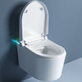 Modern Wall Mounted Flush Toilet with Slow Close Seat and Heated Seat ...