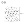 Gray Tone Kitchen Backsplash Tile Leaf Pattern Peel and Stick ...