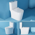 Contemporary Floor Mounted Toilet Bowl One-Piece Toilet for Washroom ...