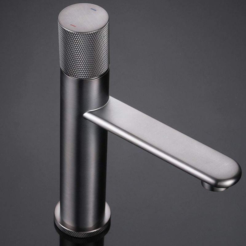 Knob Handle Square Faucet Brass Deck Mounted Bathroom Sink Faucet ...