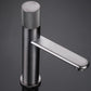 Knob Handle Square Faucet Brass Deck Mounted Bathroom Sink Faucet ...