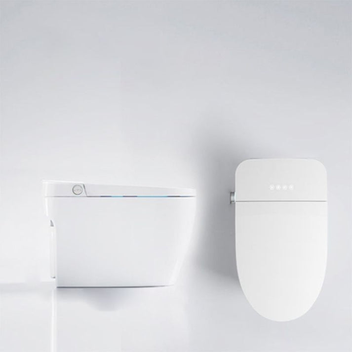 Elongated Vitreous China Bidet All-In-One Smart Toilet Seat Bidet ...