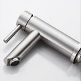 Modern Sliver Centerset Faucet Solid Color Bathroom Faucet with Lever ...