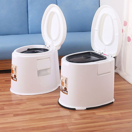 Contemporary Plastic Toilet Floor Mounted Toilet Bowl with Seat for ...