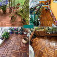 12" X 12" Square Hardwood Flooring Click-Locking Pine Wood Flooring ...