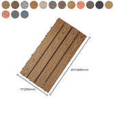 Wooden Deck Plank Outdoor Waterproof Rectangular Outdoor Floor Board ...