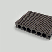 Outdoor Flooring Wooden Striped Pattern Waterproof Floor Board - Clearhalo