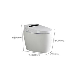 Modern Concealed Tank Toilet Bowl Skirted ABS Floor Mount Flush Toilet ...